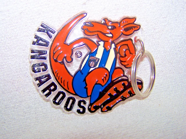 KANGAROOS NORTH MELBOURNE keyring AFL football quality vintage ...