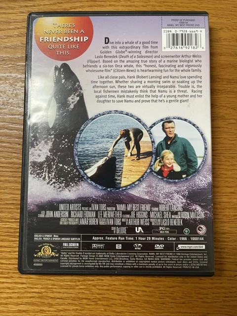 NAMU, THE KILLER Whale (DVD, 2005) $14.99 - PicClick CA