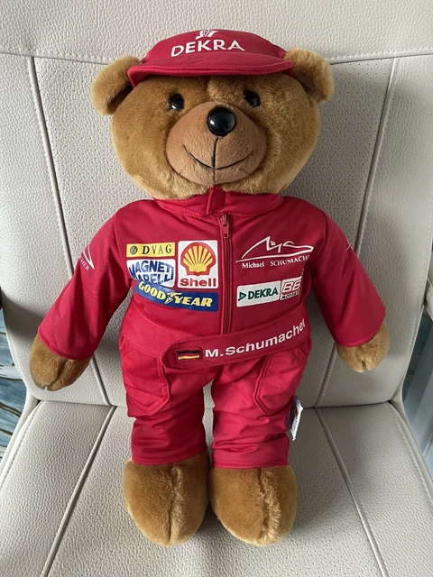 COLLECTABLE RARE FERRARI F1 Michael Schumacher Collection Teddy Bear ...
