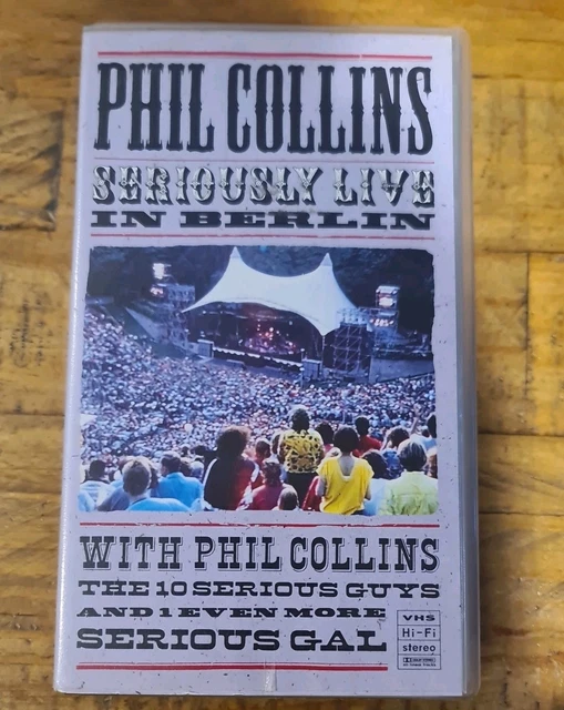PHIL COLLINS - Seriously Live In Berlin (VHS, 1990) £6.89 - PicClick UK