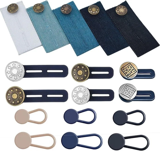 [17 PACK] WAISTBAND Extenders Jeans Button Extender, Jeans Extender Set ...