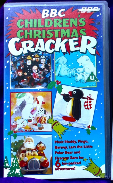 BBC CHILDREN'S CHRISTMAS Cracker VHS Video, Pingu/Barney/Noddy/Fireman ...
