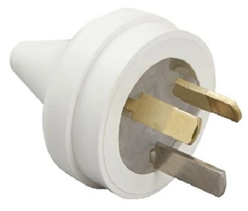 2X CLIPSAL REWIREABLE PLUGS 10A 230V 3-Pin Safety, Suit 0.75mm² Fig8 ...