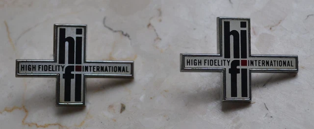 HIGH FIDELITY INTERNATIONAL Philips Original Vintage Emblem Logo Badge ...