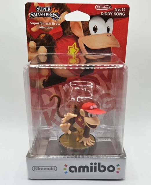 AMIIBO SUPER SMASH Bros Diddy Kong n. 14 - Nuovo di zecca EUR 34,17 - PicClick IT