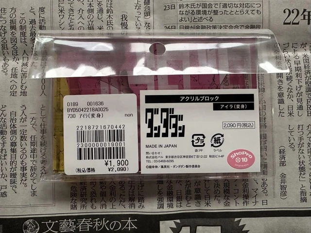 DAN DA DANN Baseyard Tokyo Aira Transformation Acrylic Block £56.64 ...