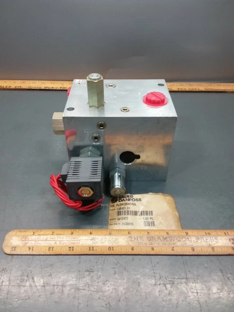 NOS SAUER DANFOSS 138431.01 Hydraulic Fan Flow Control/Diverter Valve ...