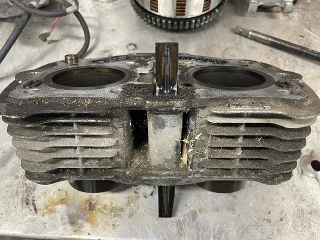 KAWASAKI KZ400 OHC Engine Cylinder W/piston $150.00 - PicClick CA