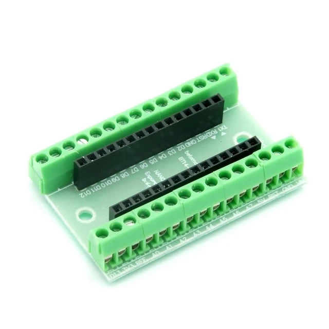 BREAKOUT BOUCLIER POUR arduino nano Borne à Vis Dupont-Headern Fini ...