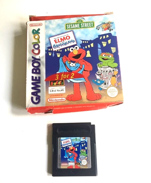 SESAME STREET LE avventure di elmo in grouchland nintendo colore ...
