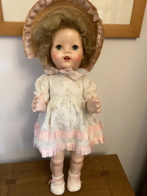 VINTAGE PEDIGREE early 1950s all Original hard plastic 21” doll £148.00 ...