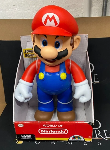 WORLD OF NINTENDO Large 20"/50CM Articulated Super Mario Figure - BOXED ...