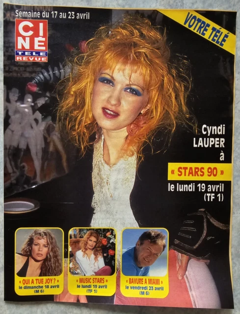 CYNDI LAUPER FRENCH TV Section Magazine Supplement 1993 EUR 49,99 ...