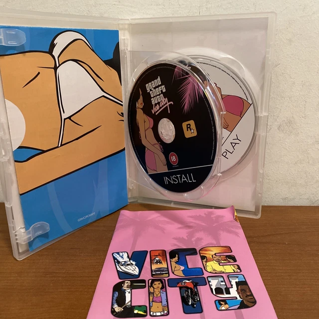 GTA VICE CITY Grand Theft Auto Pc Cd Rom Edizione Italiana Con Mappa ...
