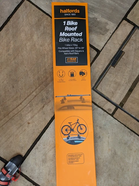 HALFORDS ROOF MOUNTED Bike Rack £24.00 - PicClick UK
