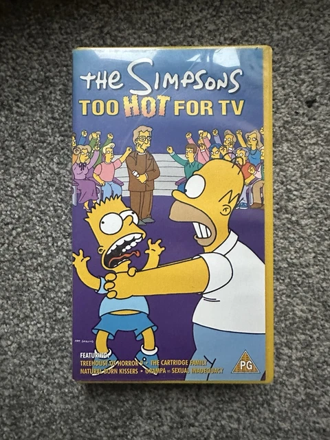 THE SIMPSONS TOO Hot For TV (Animated) (VHS/SUR, 1999) £0.99 - PicClick UK