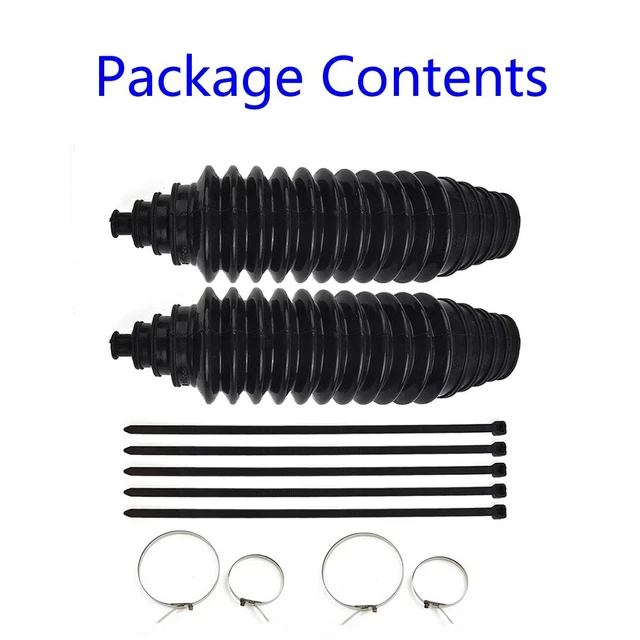 UNIVERSAL SILICONE RACK Pinion Steering Gaiter Pinion Boots+Cable Tie ...