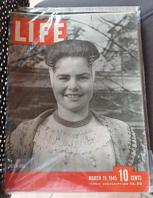 LIFE MAGAZINE MARCH 19 1945 WW2 Ibn Saud Dutch Girl £19.81 - PicClick UK
