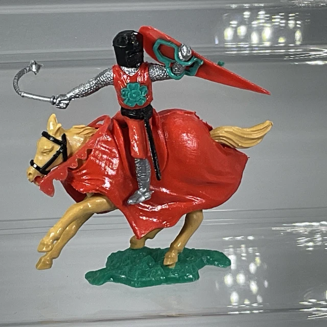 TIMPO RARE MEDIEVAL Knight With Red Body And Green Tudor Rose, Please ...