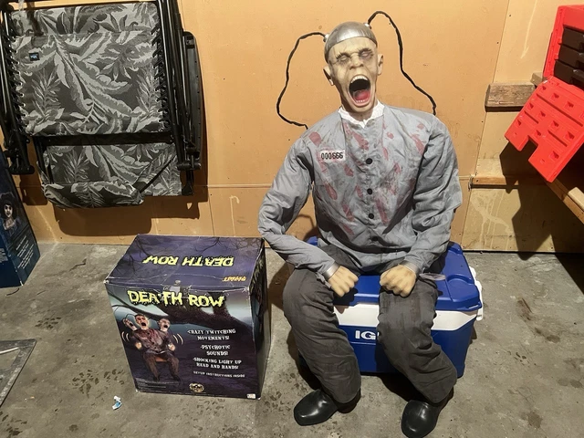 SPIRIT HALLOWEEN DEATH Row Prisoner Animated Animatronic Prop £137.42 ...