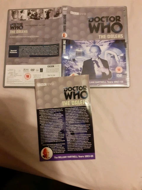 DR WHO - The Daleks Dvd The William Hartnell Years 1963-66 £4.37 ...