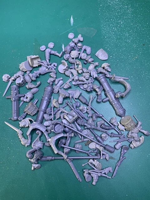 WARHAMMER OLD WORLD Empire Bitz Lot Knights Thunderers Canon Heads Arms ...