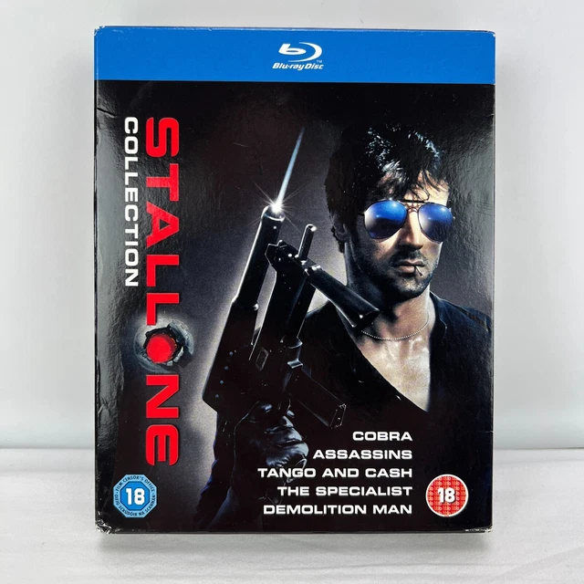 SYLVESTER STALLONE COLLECTION Blu-ray Box Set Cobra Tango & Cash ...