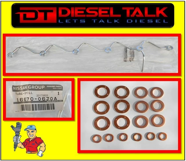DIESEL FUEL SPILL Rail suitable for Nissan Patrol GQ Y60 GU Y61 TD42 ...