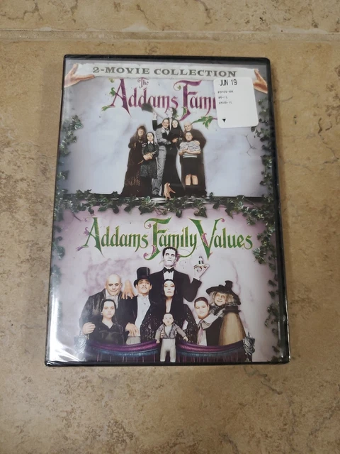 THE ADDAMS FAMILY + Addams Family Values 2 Movie Collection DVD Set NEW ...