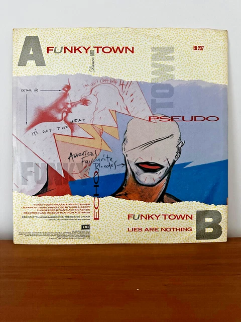 PSEUDO ECHO - Funky Town - Australian Pressing 12'' Single Vinyl LP ...