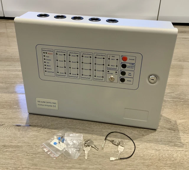 16 ZONE FIRE Alarm Control Panel Conventional FACP Detector Unit ...