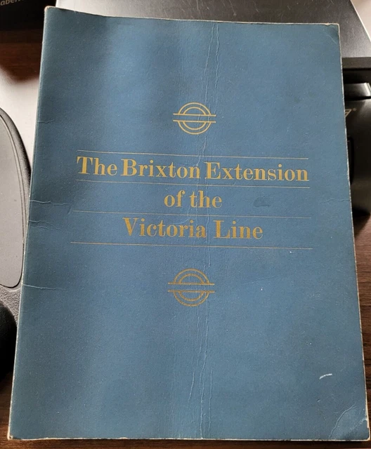 1971 LONDON TRANSPORT Victoria Line Brixton Extension Underground Tube ...