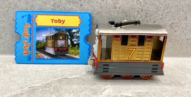 THOMAS THE TANK Engine & Friends Take Along 2002 Die Cast Metallic Toby ...