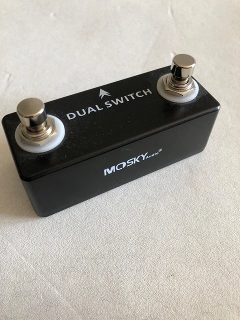 MOSKY DUAL SWITCH Dual Footswitch Foot Switch Pedal Full Metal G3B9 £22 ...