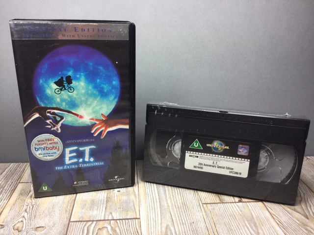 E.T. THE EXTRA Terrestrial VHS Special Remastered Edition Universal ...