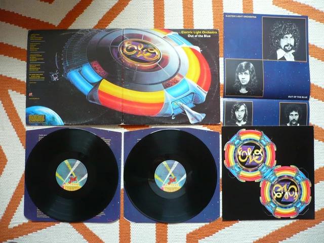 ELO ELECTRIC LIGHT Orchestra Out Of The Blue Vinyl Jeff Lynne LP Space ...