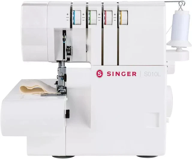 SINGER OVERLOCK SEWING Machine S010L Free Arm 2/3/4 Thread Powerful ...