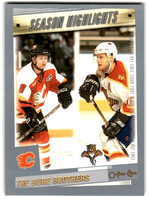 2000-01 O-PEE-CHEE SEASON Highlights The Bure Brothers (Pavel Bure ...