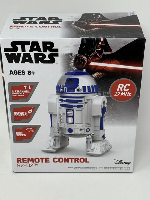 DISNEY STAR WARS R2-D2 Remote Control Action Figure RC 27 MHZ NEW $17. ...