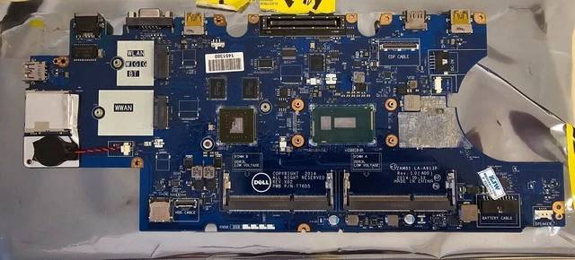 DELL LATITUDE E5550 i5 2.3Ghz Motherboard Ref00500 £44.00 - PicClick UK