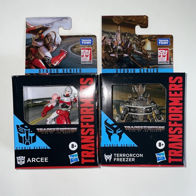 TRANSFORMERS STUDIO SERIES Core Class Terrorcon Freezer Arcee Toy Lot ...