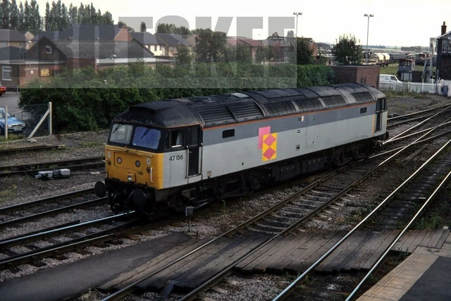35MM SLIDE BR British Railways Diesel Loco Class 47 47156 March 1992 Orig £4.98 - PicClick UK