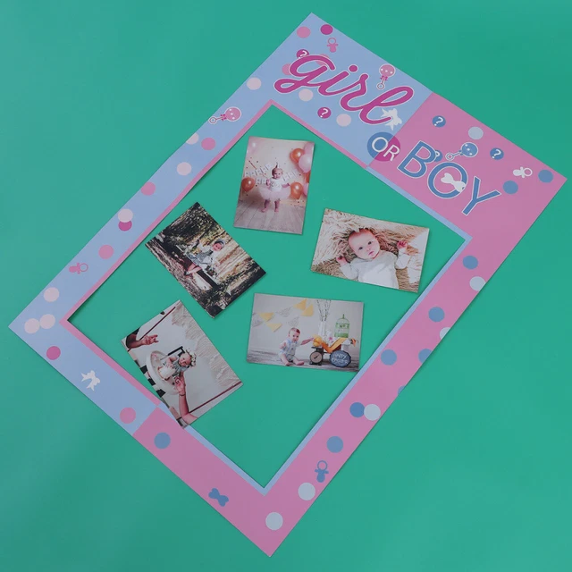 HANDHELD PICTURE FRAME Birthday Photo Booth Boy or Girl Make up Frames ...