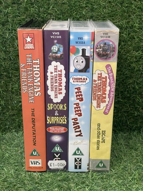 4X VHS VIDEO Tapes Thomas the Tank Engine and Friends Childrens Kids ...