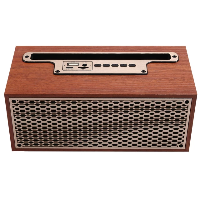 1X(RETRO BLUETOOTH SPEAKER Home Subwoofer Remote Sound System ...