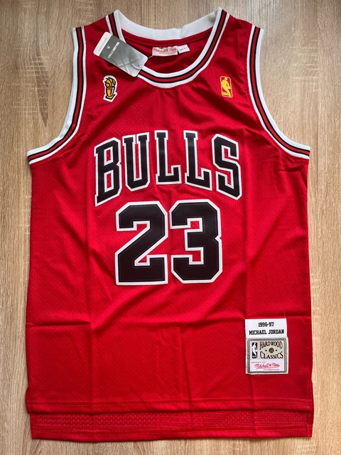 #23 MICHAEL JORDAN NBA RED Jersey Chicago Bulls Authentic Vintage £24.99 - PicClick UK