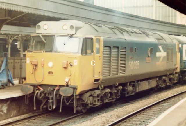 BRITISH RAILWAY B.R Photograph Class 50 - 50035 At Paddington 30/12 ...