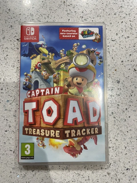 NINTENDO SWITCH CAPTAIN Toad Treasure Tracker Game Card With Case £10. ...