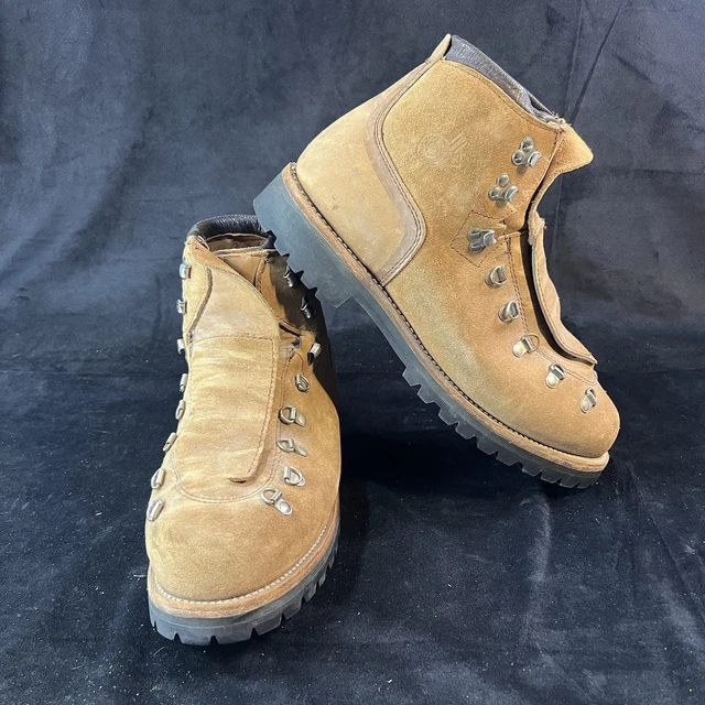 VINTAGE DEXTER LEATHER Mountaineer Alpine Hiking Boots Men’s Size 13M ...