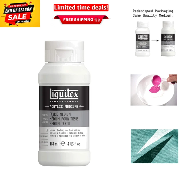 EFFECT MEDIUM FABRIC Fluid, 118 ml, Clear Pack of 1 $50.99 - PicClick AU